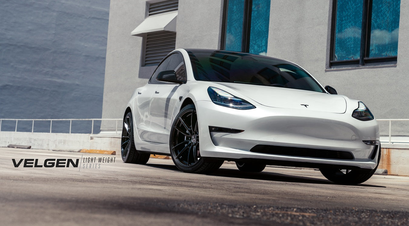 Tesla Model 3 VF5 Gloss Black – Velgen Wheels UK
